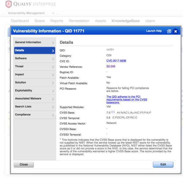 A Comprehensive Approach To Detect And Block The Struts Critical Vulnerability Cve 2017 5638 