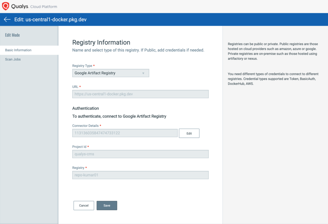 Securing Containers in Google Cloud Artifact Registry with Qualys ... Securing Containers in Google Cloud Artifact Registry with Qualys ...