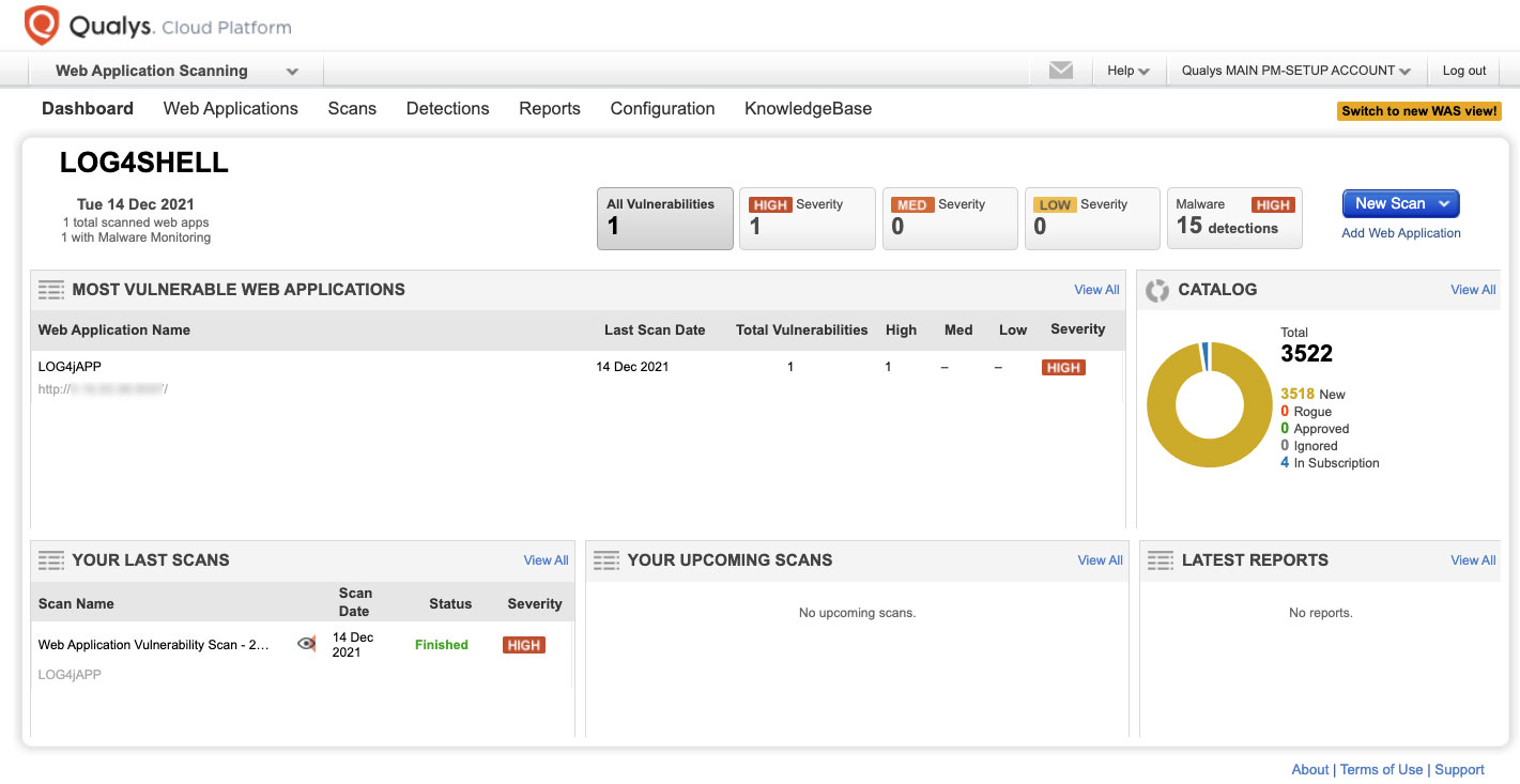 CVE-2021-44228: Apache Log4j2 Zero-Day Exploited in the Wild (Log4Shell) | Qualys Security Blog